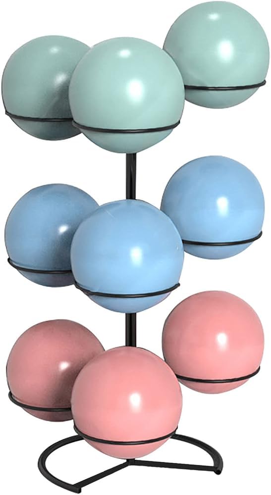Amazon.com: Vertical Commercial Yoga Ball Storage Organizer for Gym ...