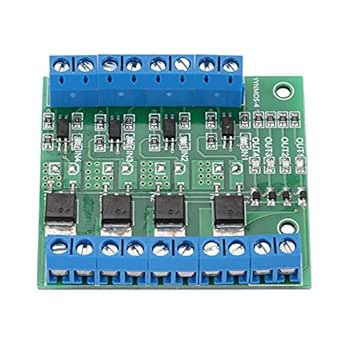 Pwm 4-Channel Mos FET Module PLC Amplifier Circuit Board Driver Module ...
