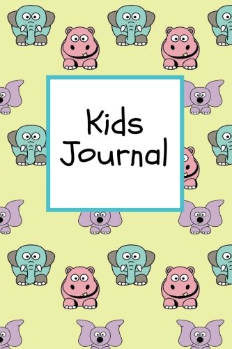 Kids Journal: Animal Cover Children's Lined Journal with Drawing Boxes ...