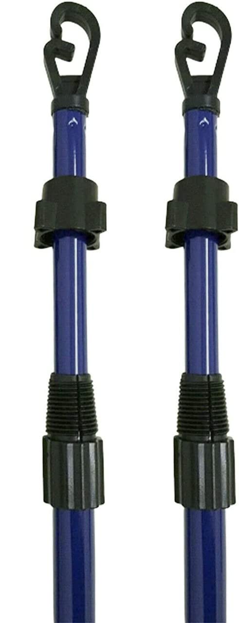 Buy BISEN Washing Line Prop, 2x Extendable Clothes Props for Washing ...