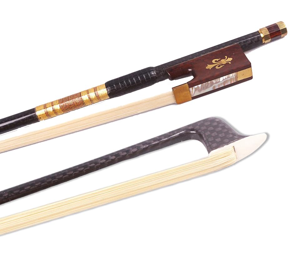 Amazon.com: Vetimobato Advance Violin Bow 4/4 Full Size Braided Carbon ...