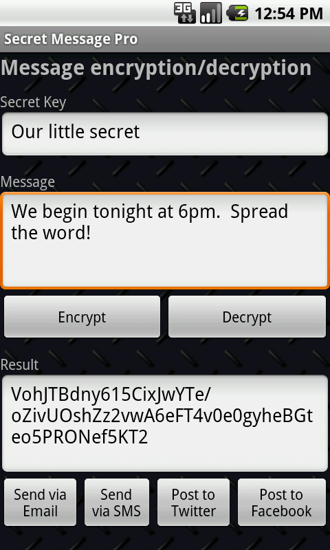Secret Message Pro - App on Amazon Appstore