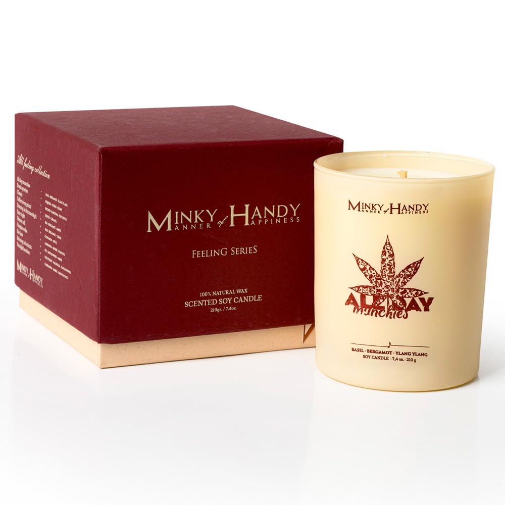 Amazon.com: Minky Handy Candles for Home Scented - Luxury Soy with ...