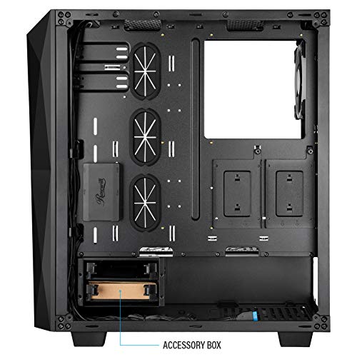 Rosewill ATX Mid Tower Gaming PC Computer Case with Tempered Glass ...