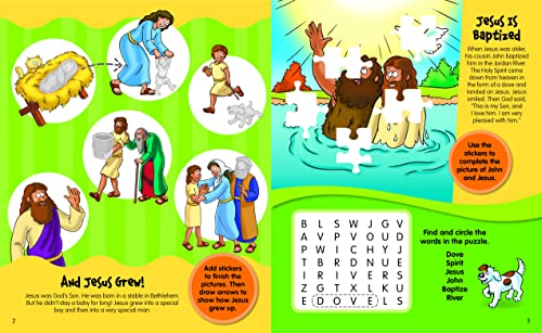 The Beginner's Bible All About Jesus Sticker and Activity Book - Fully ...