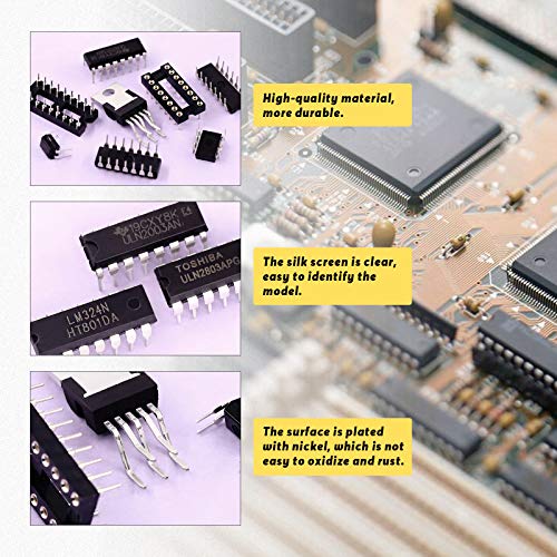 Snapklik.com : 169Pcs 21 Types Integrated Circuit Chip Assortment Kit ...