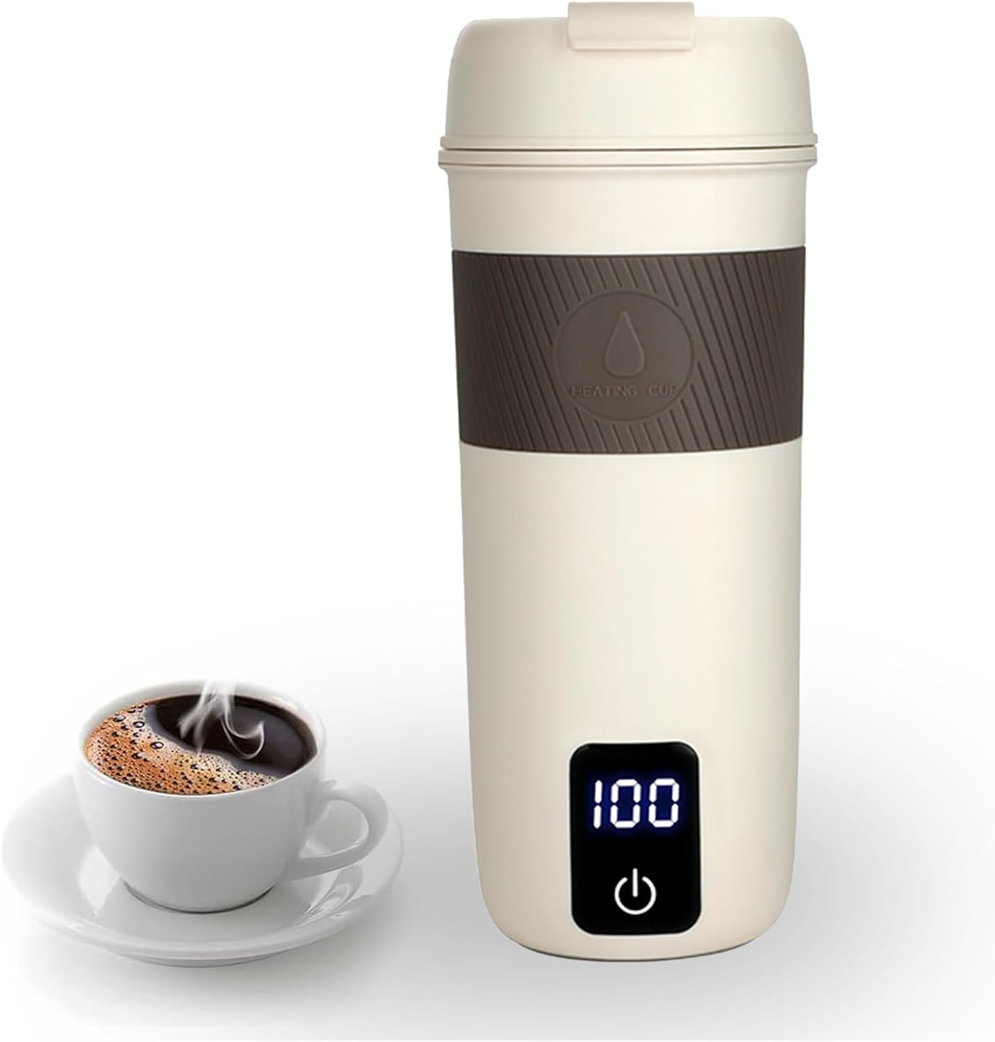 Amazon.co.jp : 電気ケトル 小型 携帯 350ml 4段温度調節/加熱/保温機能 携帯湯沸かし器 ポータブル トラベルケトル 110V 旅行用 電気ポット LCD温度表示 急速 ...