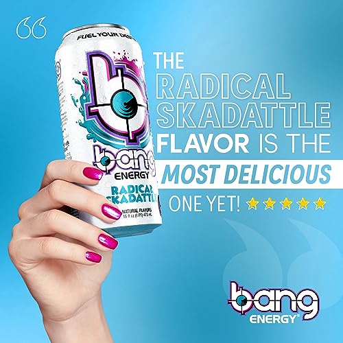 Snapklik.com : Bang Energy Radical Skadattle, Sugar-Free Energy Drink ...