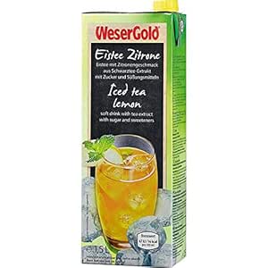 Wesergold Eistee, Zitrone, 8er Pack (8 x 1500 ml) : Amazon.de: Lebensmittel & Getränke