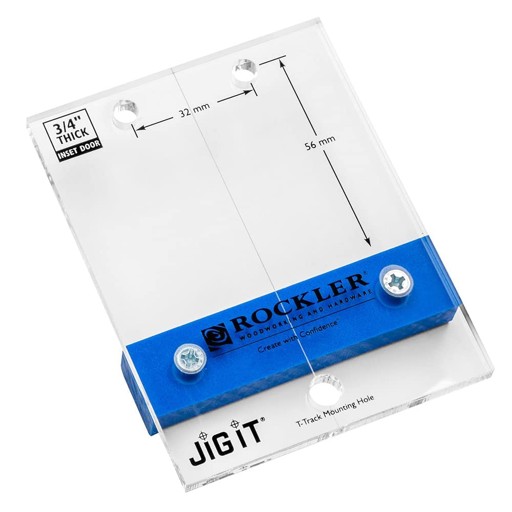 Door Hinge Plate Template for ¾” Inset Door Hinges – Fast, Precise ...