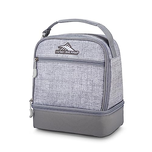 High Sierra Stacked Compartment Lunch Kit, Silver Heather (Model 74714 ...