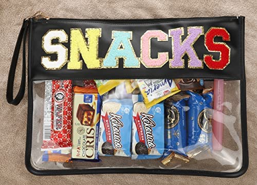 Snapklik.com : Monogram Leopard Clear Stadium Letter Bags Chenille ...