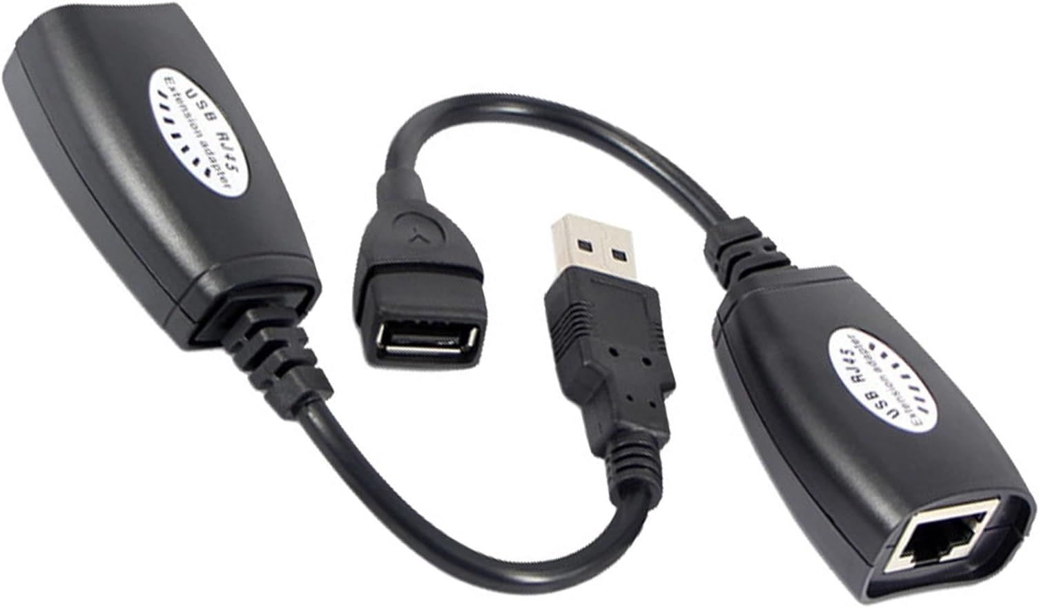 Amazon.com: USB Extender Over RJ45 Cat 6/5/5e, Ethernet Splitter to USB ...