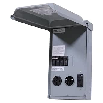 Midwest 50/30/20 amp U075CTL010 RV/EV Panel w/ 20 AMP GFCI - Heavy Duty ...