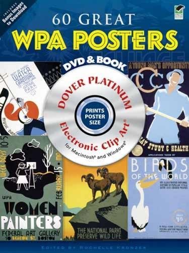 60 Great WPA Posters Platinum DVD and Book (Dover Electronic Clip Art ...