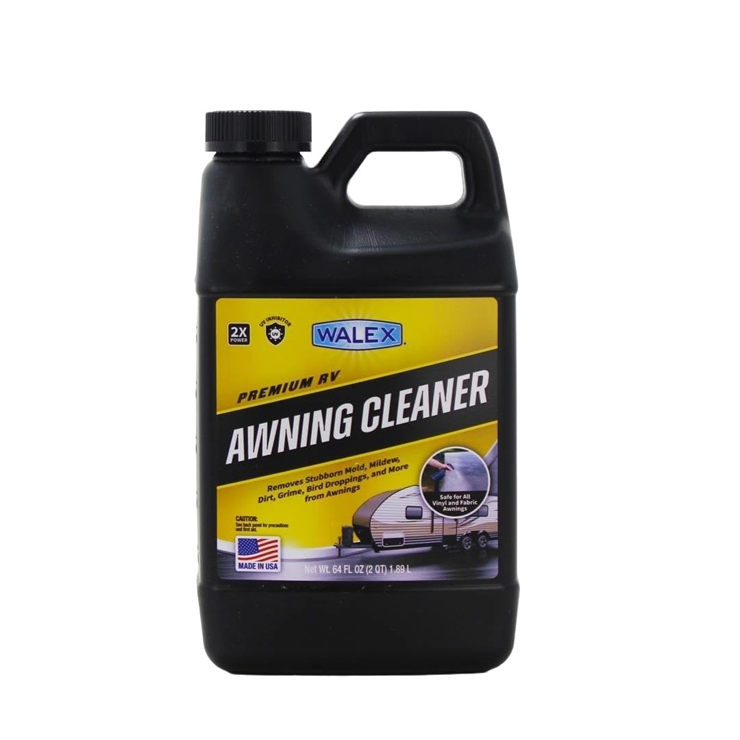 Amazon.com: Walex RV Awning Cleaner - Safe for Vinyl & Fabric, Dissolves Tough Stains, Mold ...