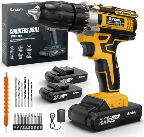 AVID POWER Cordless Drill Set, 20V MAX Electric Battery Power Drill ...