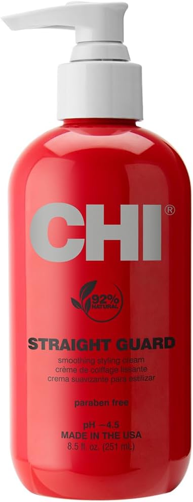 Amazon.com: CHI Straight Guard Smoothing Styling Cream, Eliminates ...