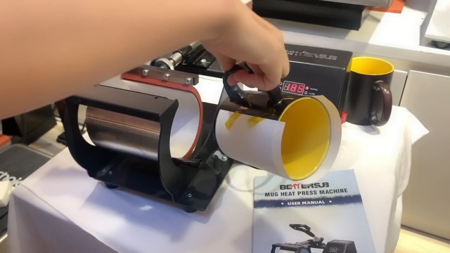 Watch How to press a color changing mug with mug heat press on Amazon Live