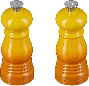 Le Creuset Classic Salt & Pepper Mill Set, Personal Use, Chip-resistant ...