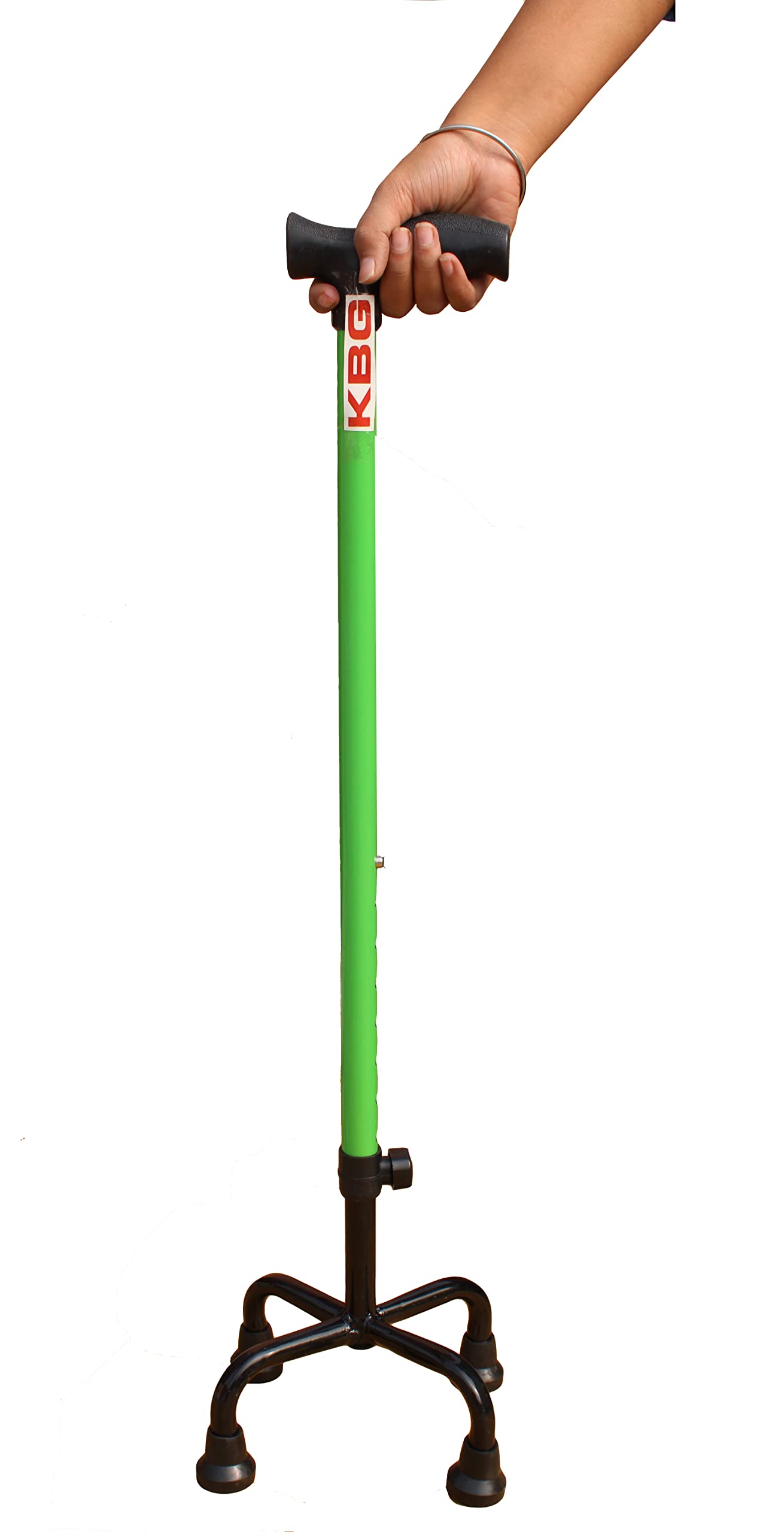 Buy KBG Four Leg Walking Stick with Height Adjustable Walking Cane ...