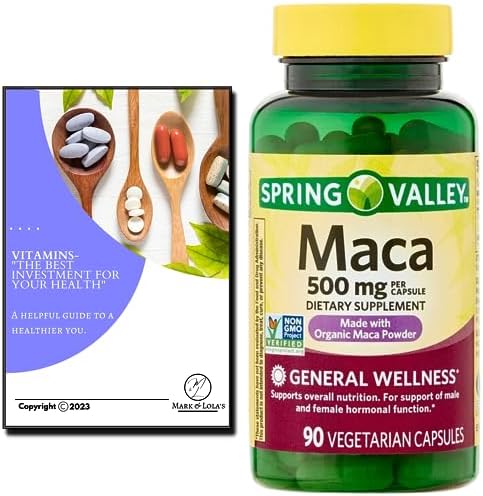 Amazon.com: Spring Valley Maca Root Suppliment for Men and Women - 500 ...