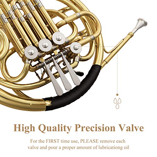 Eastar Double French Horn Key of F/Bb Standard 4-Key for Students ...