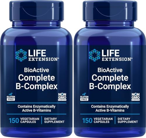 Amazon.com: Life Extension BioActive Complete B-Complex, 150 Veg Caps ...