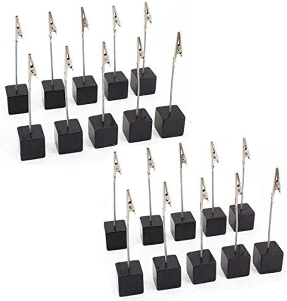 Dproptel 20pcs Memo Clip Holder Stand Photo Display Clip with Alligator ...