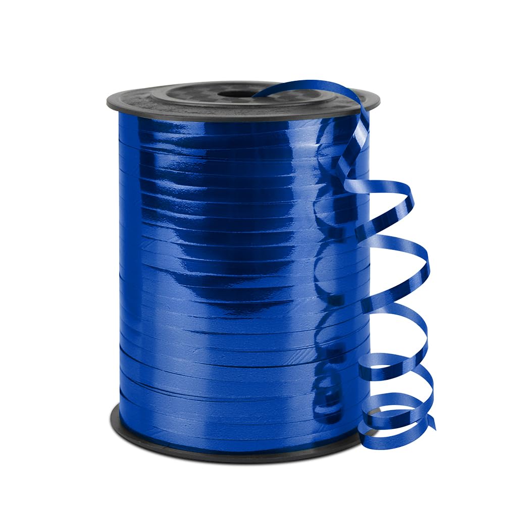 Amazon.com: Blue Curling Ribbon, 1/5" Wide x 500 Yards Christmas ...