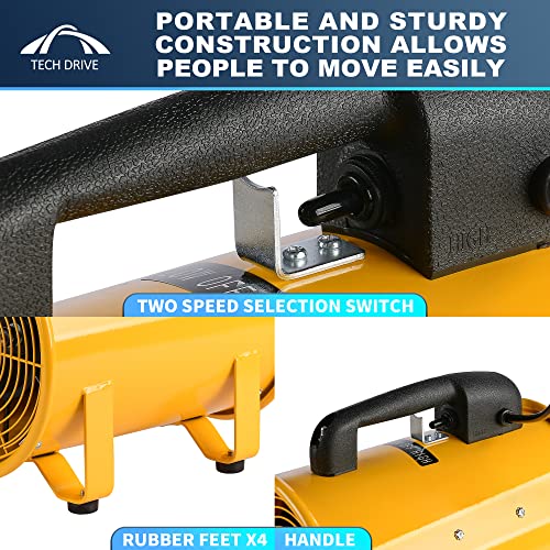 Snapklik.com : Utility Blower Fan, 8 Inches, High Velocity Industrial ...