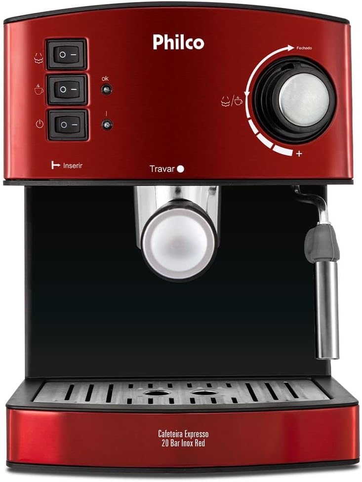 Cafeteira Philco PCF24 Expresso & Cápsulas Inox Red 220V | Amazon.com.br