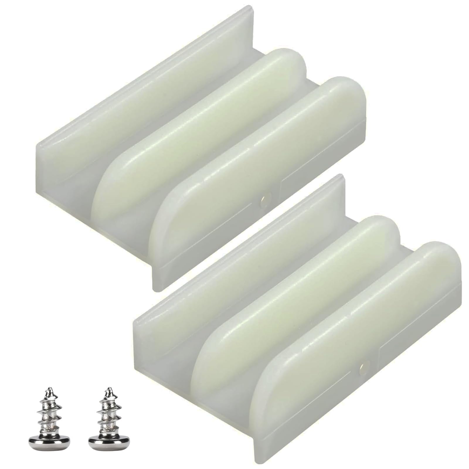 2 Pieces Sliding Shower Door Bottom Guide, Suitable for Sliding Shower ...