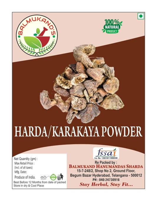 HARDA PEEL POWDER/KARAKAYA POWDER/HARAD POWDER/HARDE/HARITAKI - 200GM ...