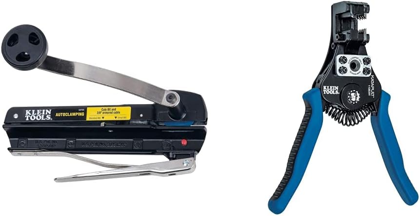 Klein Tools 53725 Armored and BX Cable Cutter, Cuts Up to 3/8 Inch ...