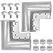 Amazon.com : Aginkgo 2 Packs 1-3/8 x 1-3/8 Inch Chain Link Fence Gate ...