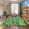 Amazon.com: Car Rug Play Mat, Road Rug Kid Play Mat, Extra Large Thick ...