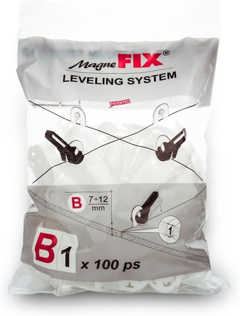 MagneFIX Tile Levelling System - Fast Tool-Free Kit for Leveling ...