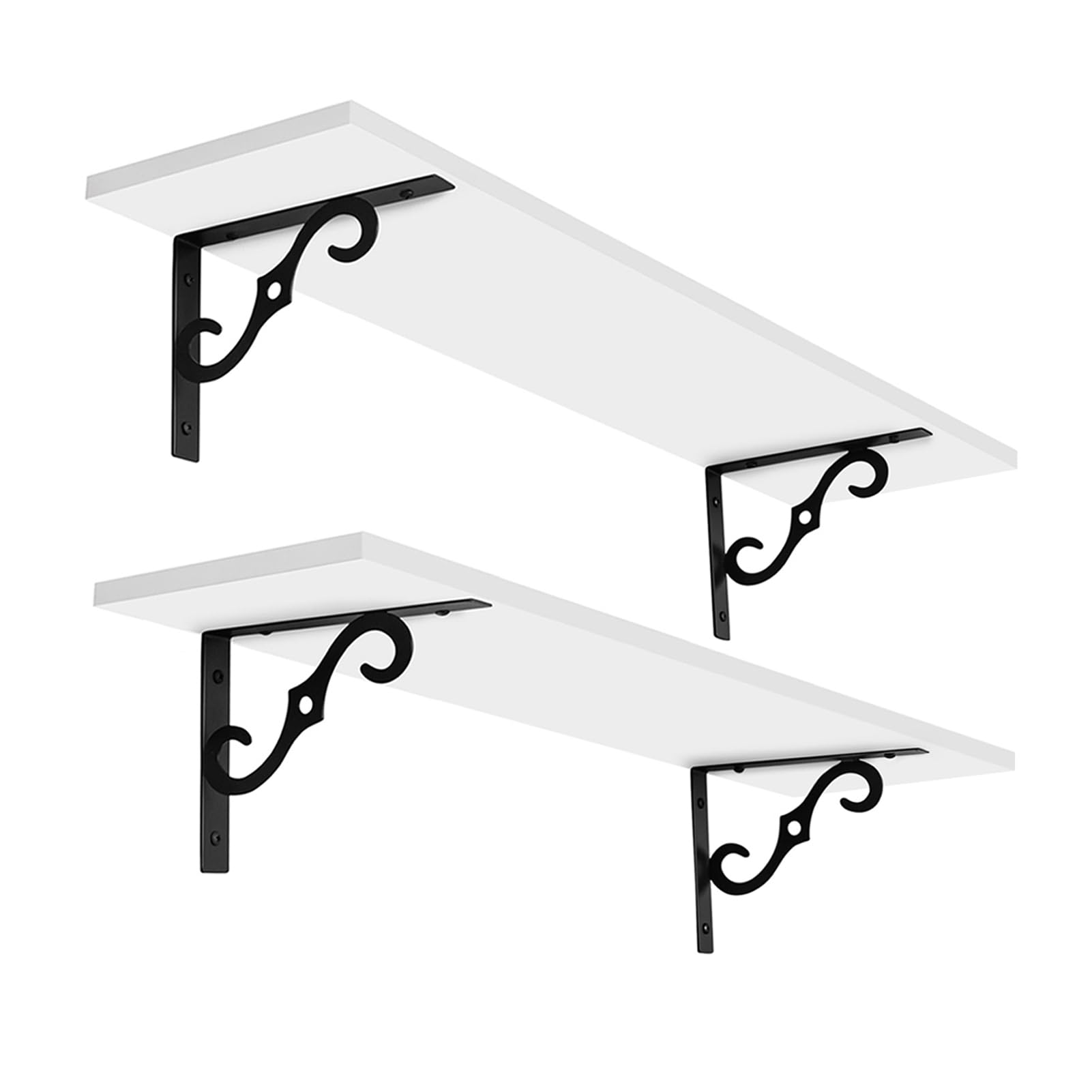 Amazon.com: DINZI LVJ Long Wall Shelves, 23.6 Inch Large Floating ...