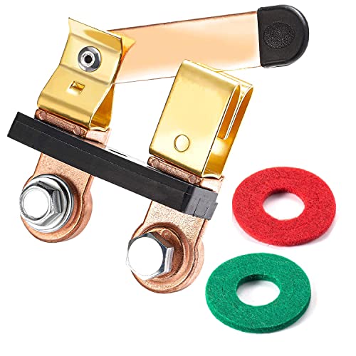 Snapklik.com : Quick Battery Disconnect Switch Solid Brass Side Post