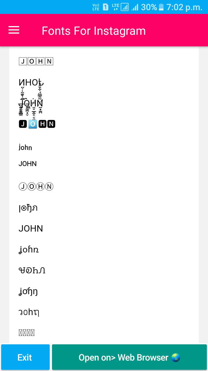 Fancy text generator - App on Amazon Appstore