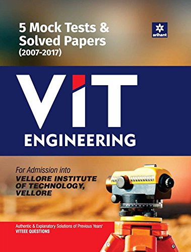 5 Mock Tests & Solved Papers For VIT Engineering : Arihant Experts ...