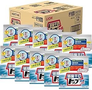 Amazon.co.jp: LION 部屋干しトップ 除菌EX 詰め替え 810g×10個入り : ドラッグストア