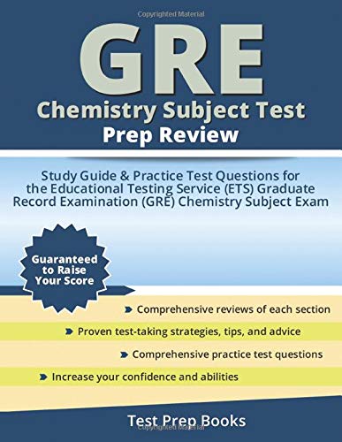 Buy GRE Chemistry Subject Test Prep Review: Study Guide & Practice Test ...