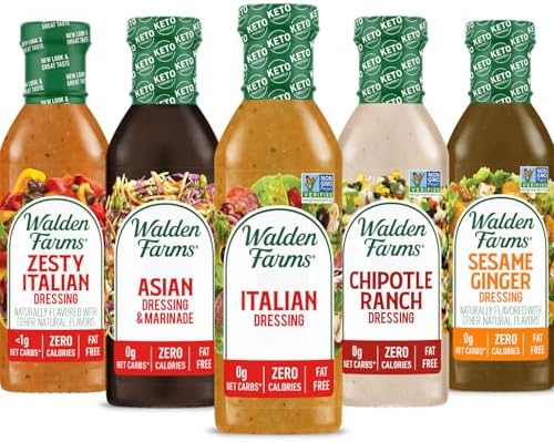Amazon.com: Aderezos para ensalada, paquete surtido sin grasa, sin ...