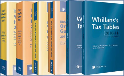 Buy Yellow and Orange Tax Reference Set 2010-11: Set 2 Book Online at ...
