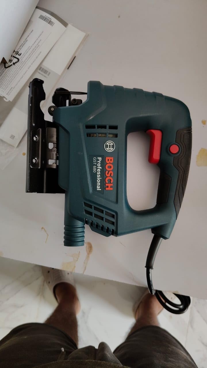 BOSCH GST 680 Corded Electric Jigsaw | 500W Motor | Stroke rate at No ...