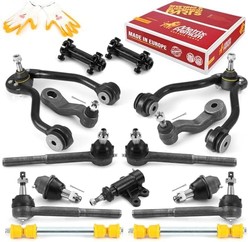 Amazon.com: Made in Europe-Metrix Premium 13 PC Front Suspension Kit Fits Cadillac Escalade ...