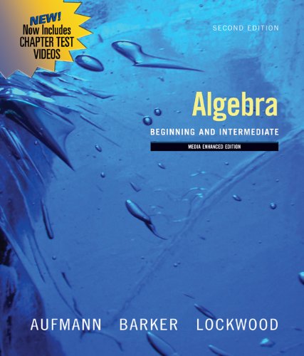 Bundle: Algebra: Beginning and Intermediate, Multimedia Edition, 2nd ...