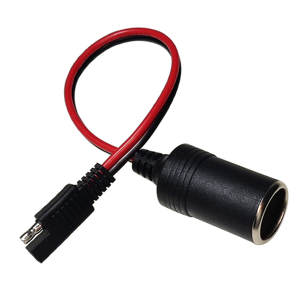 Snapklik.com : SAE To Motorcycle Female Cigarette Lighter Socket - 12V ...